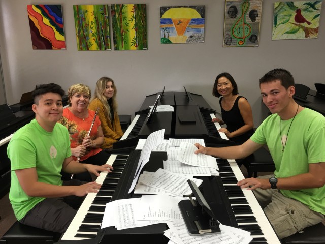 Group piano class in Zoom – Concert Blog