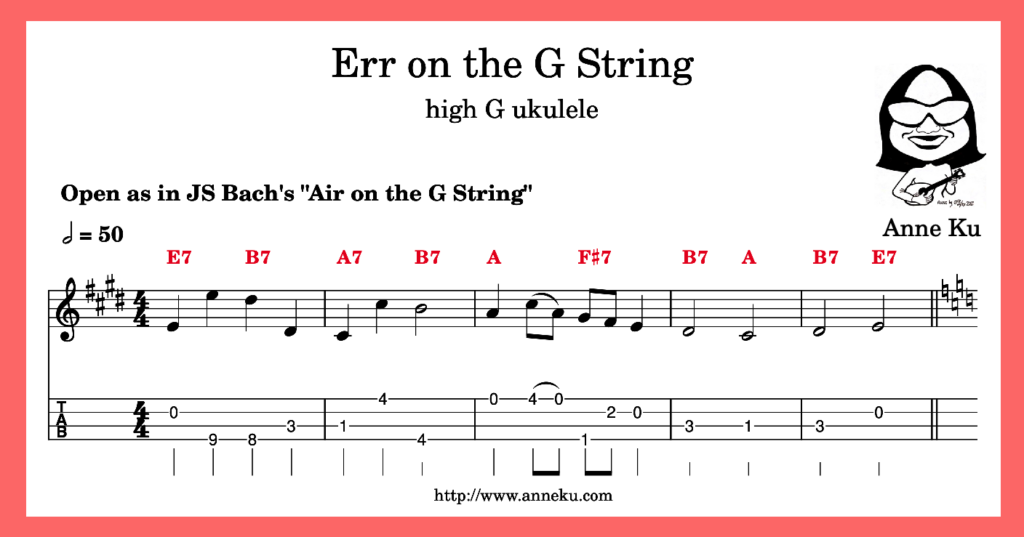 Err on the G String –Anne Ku