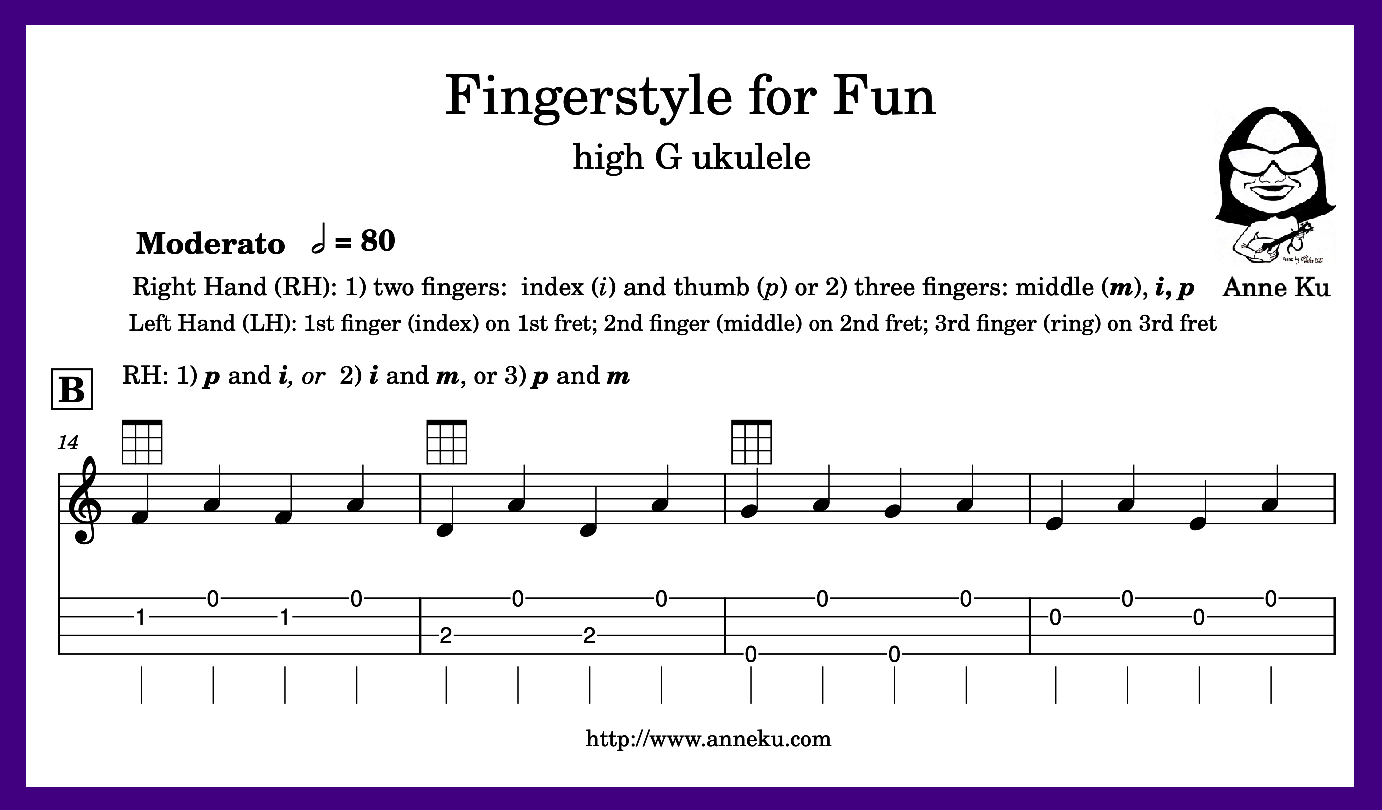 Fingerstyle for Fun sample 2 – Anne KuAnne Ku