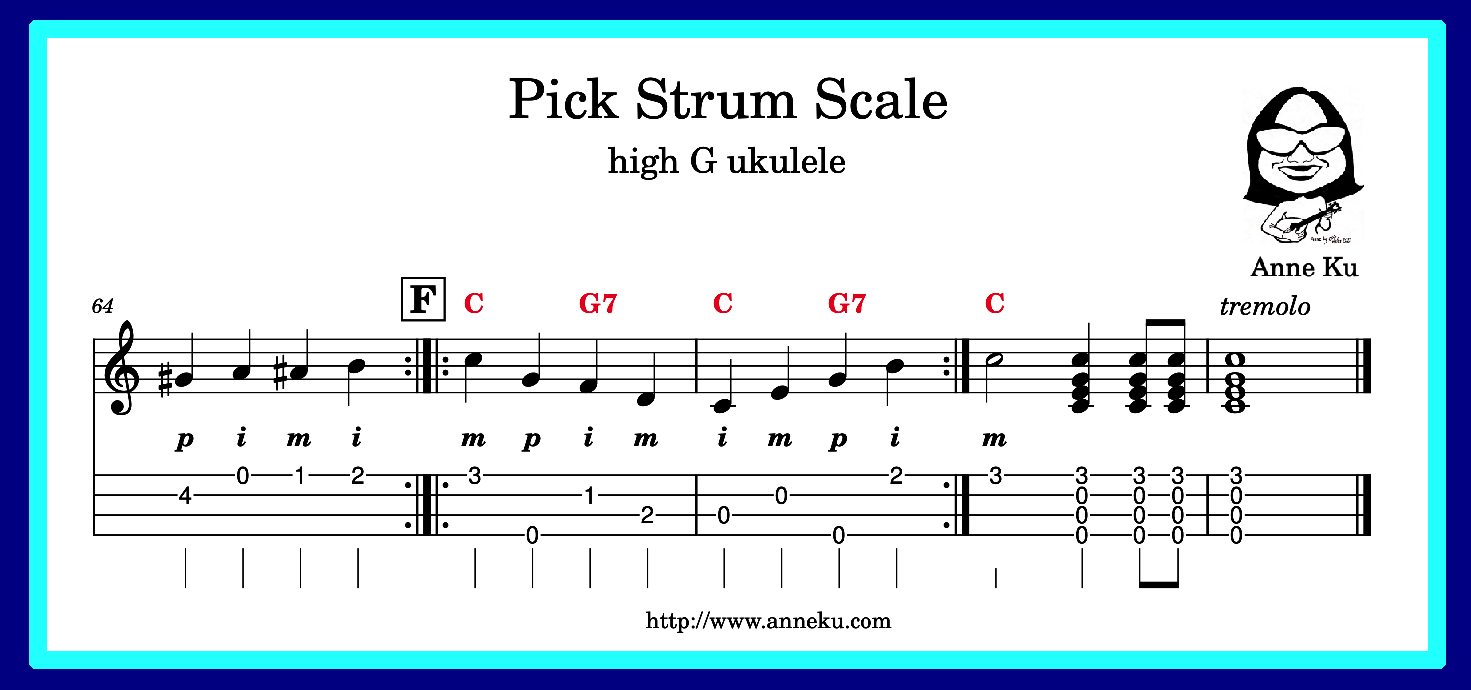 Pick Strum Scale sample 1 – Anne KuAnne Ku