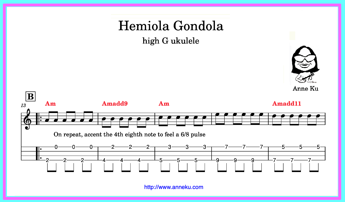Hemiola Gondola sample 2 – Anne KuAnne Ku